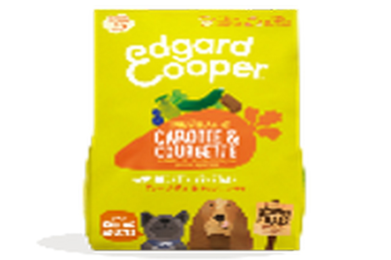 Edgard & cooper, croquette pour chien adulte plant-based carotte, 2,5kg ...