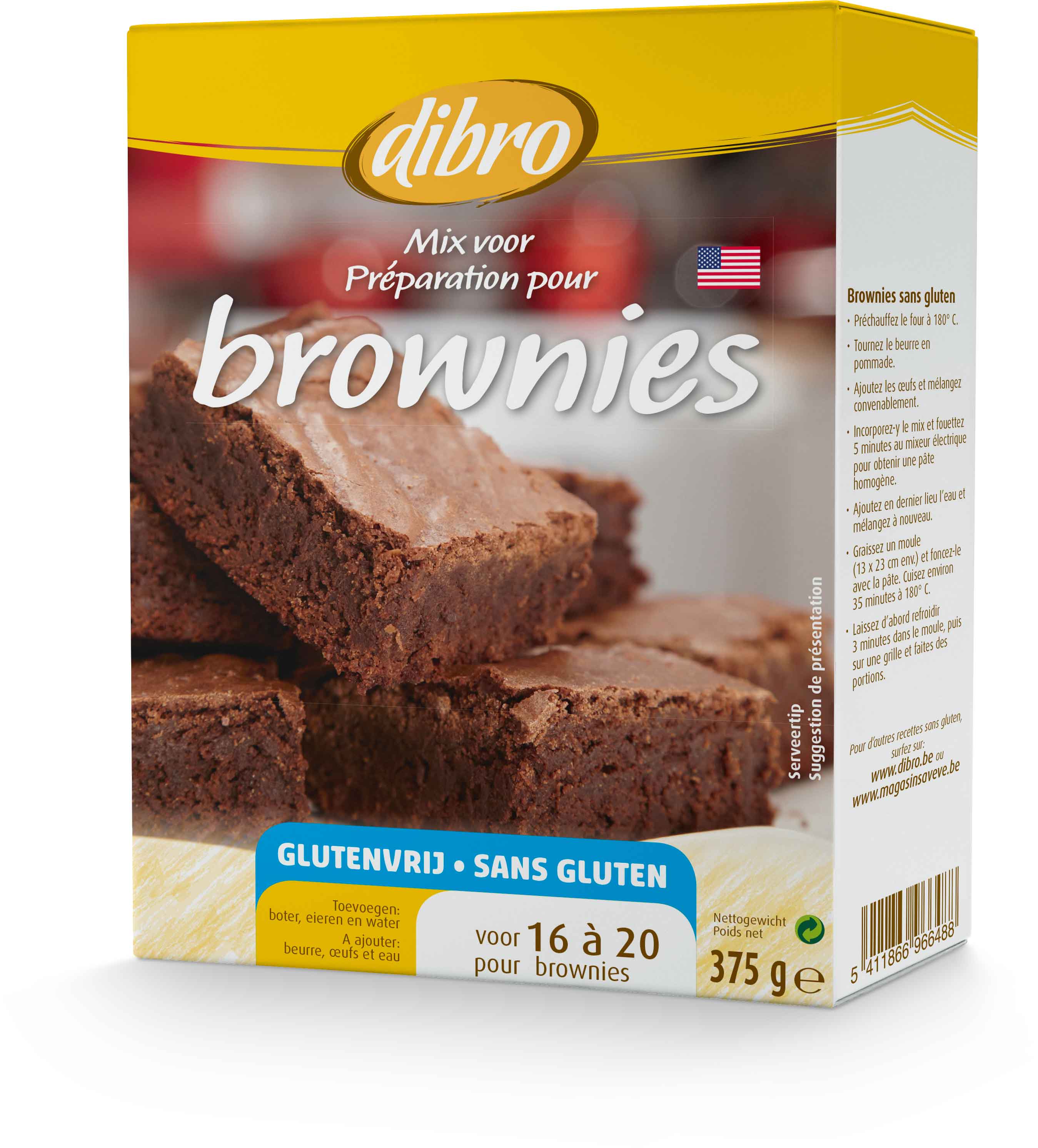 Glutenvrije Mix voor Brownies | 1172023